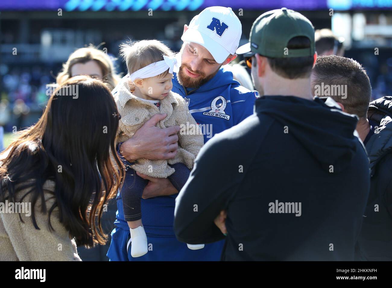 February 4, 2022: Dallas Cowboys punter Bryan Anger (5) carries his ...