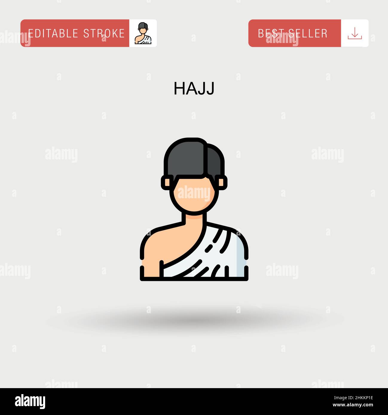 Hajj Simple vector icon Stock Vector Image & Art - Alamy