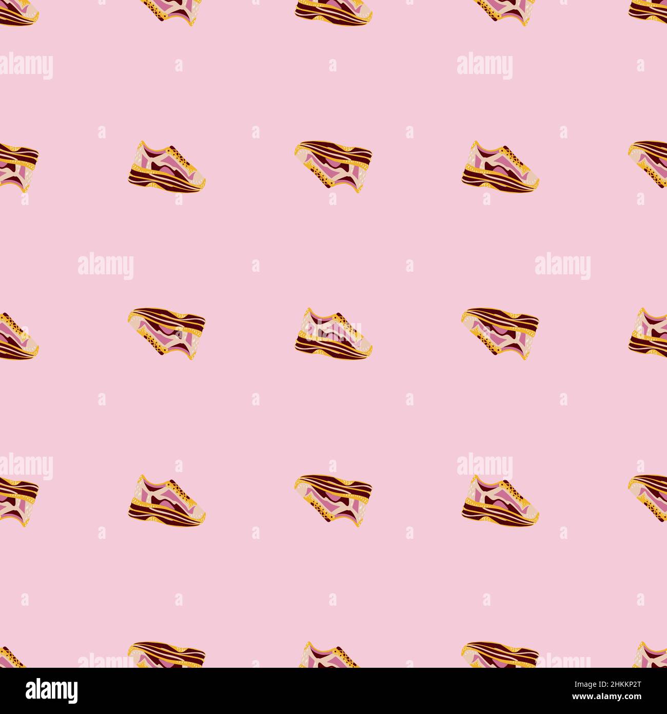 Sneakers seamless pattern. Background of clothing . Repeated texture in ...