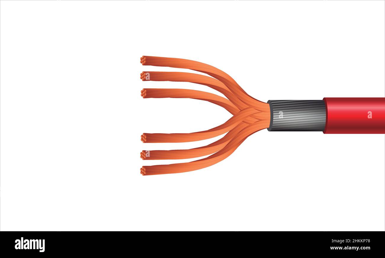 Fiber optic cable circuit Stock Vector Images - Alamy