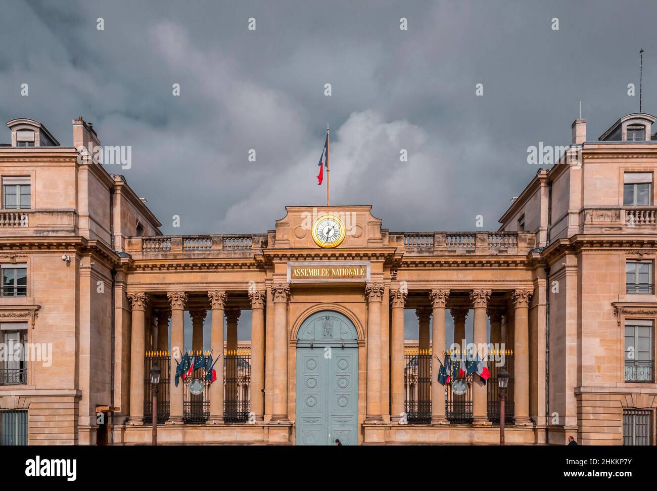Paris, France - January 20, 2022: The National Assembly is the lower ...
