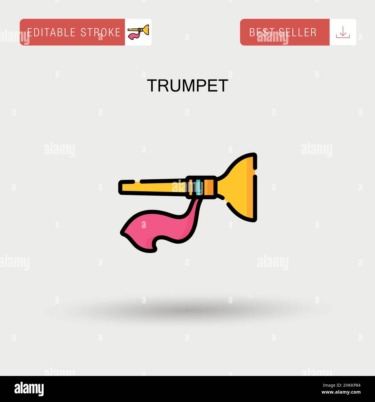 Blues trumpet Stock Vector Images - Alamy