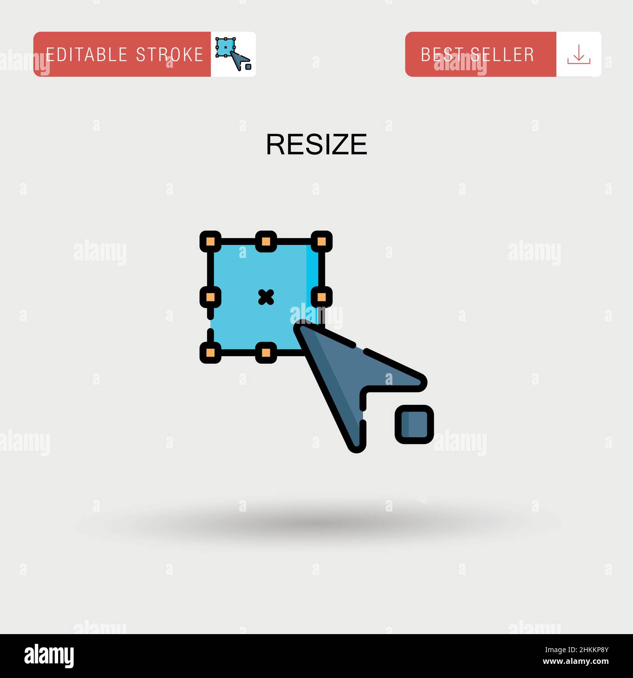 Resize Simple vector icon Stock Vector Image & Art - Alamy