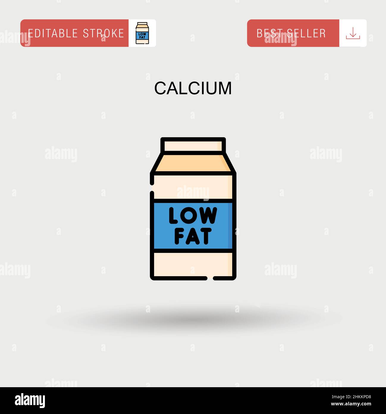 Calcium Simple vector icon Stock Vector Image & Art - Alamy