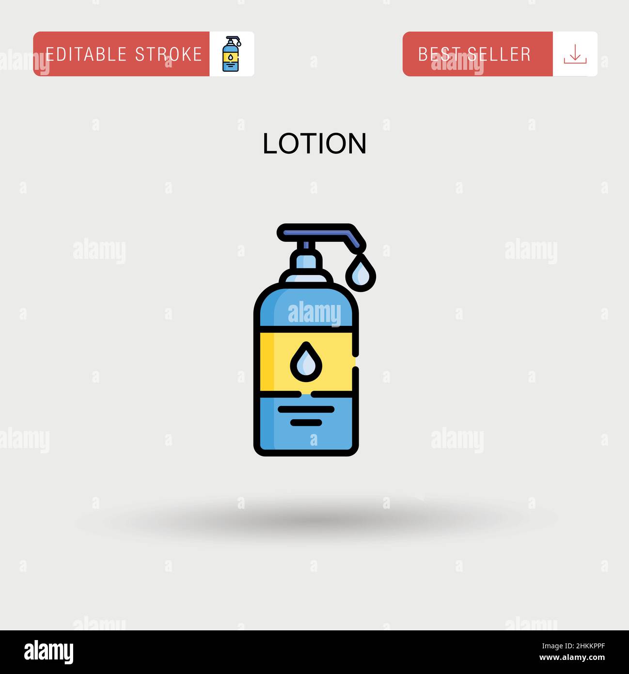 Woman applying body lotion Stock Vector Images - Alamy