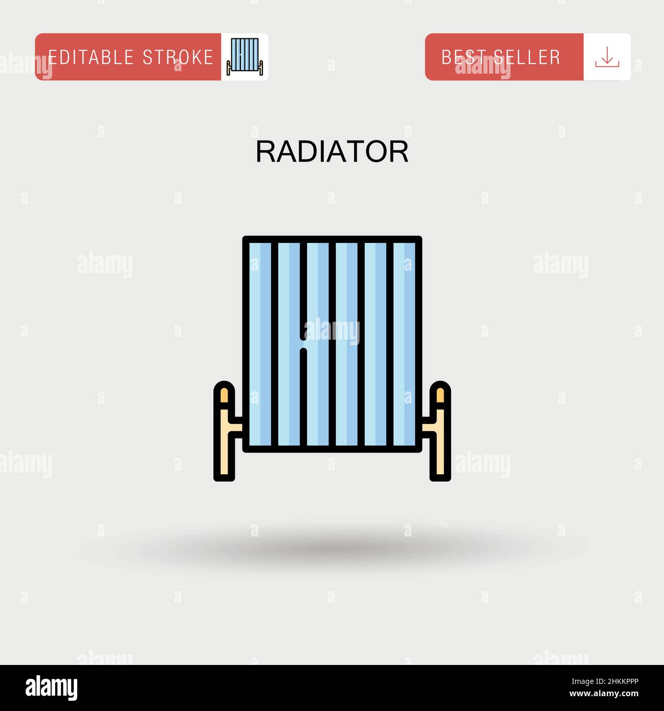 Home heater radiator icon Stock Vector Images - Alamy