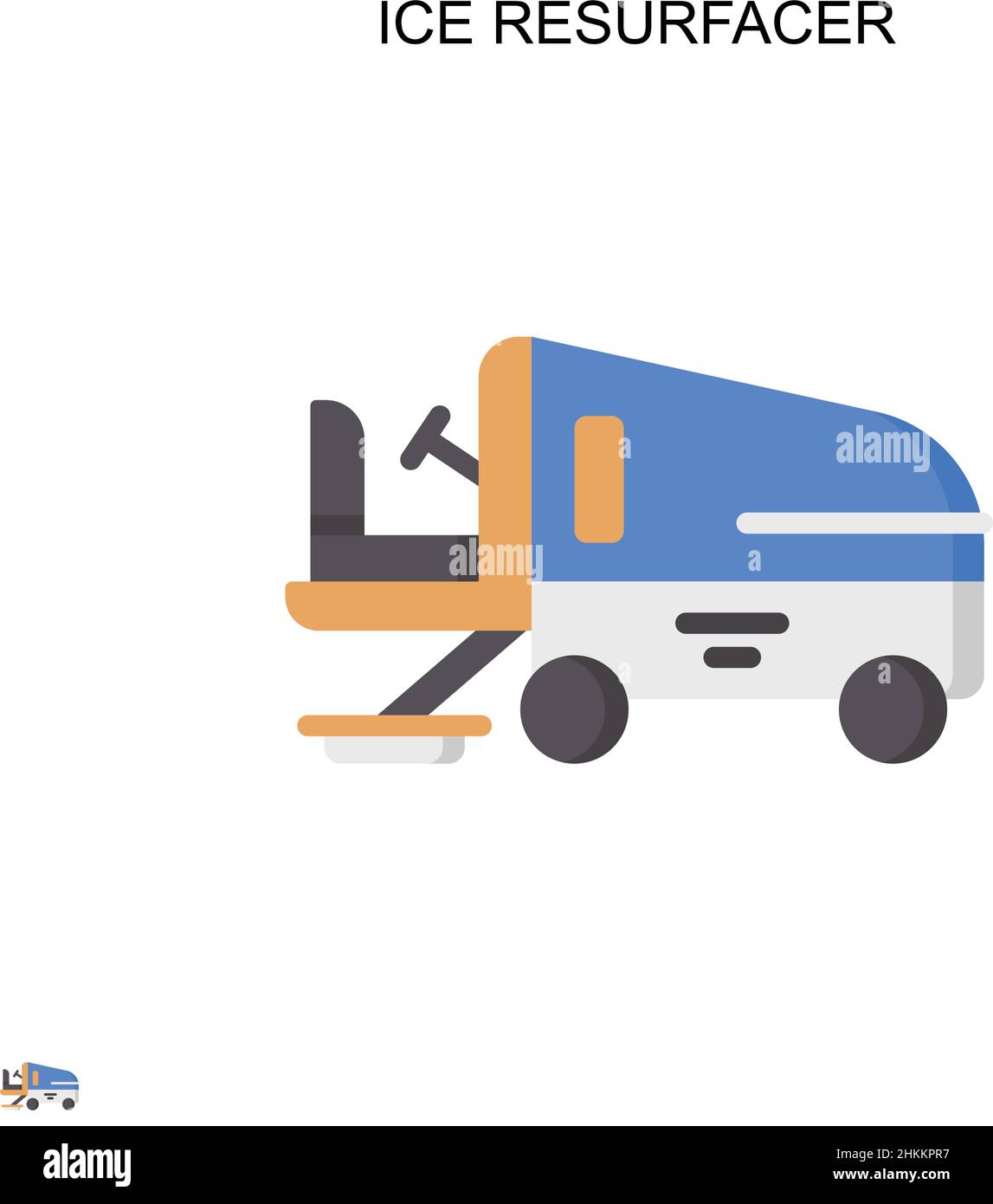Ice resurfacer Stock Vector Images - Alamy