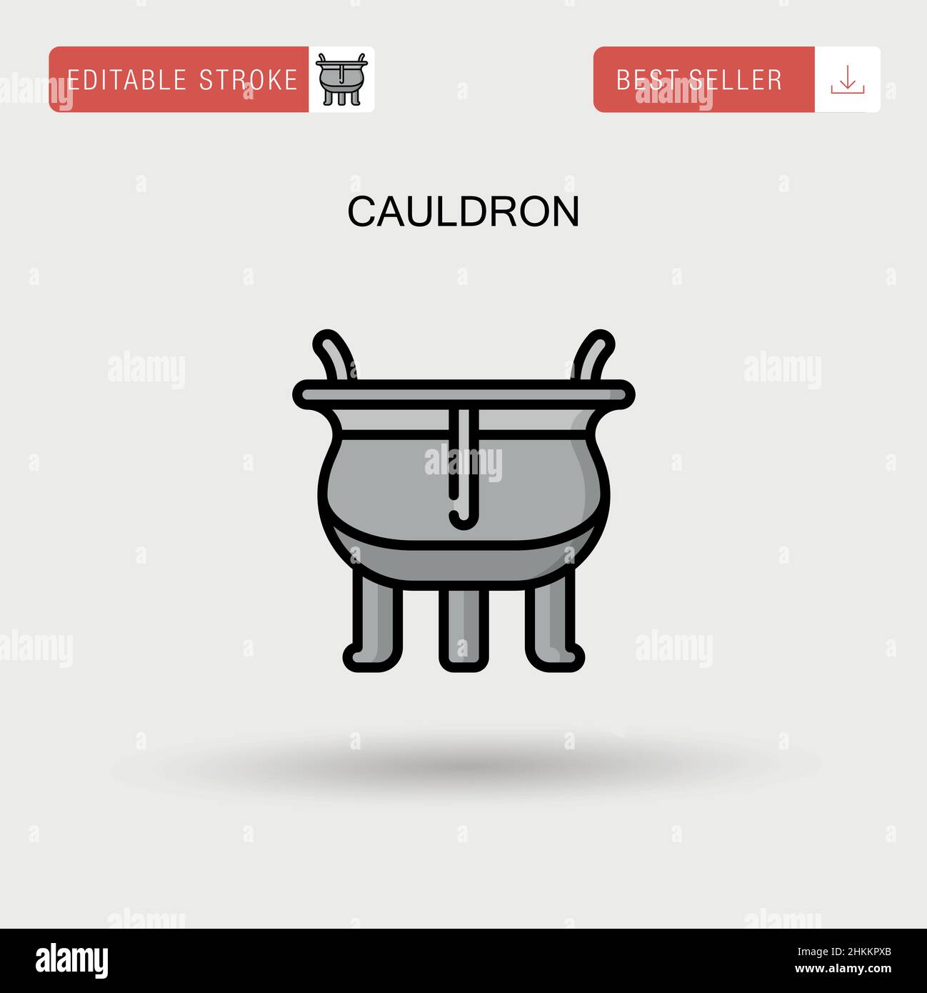 Vintage witch cauldron illustration hi-res stock photography and images ...