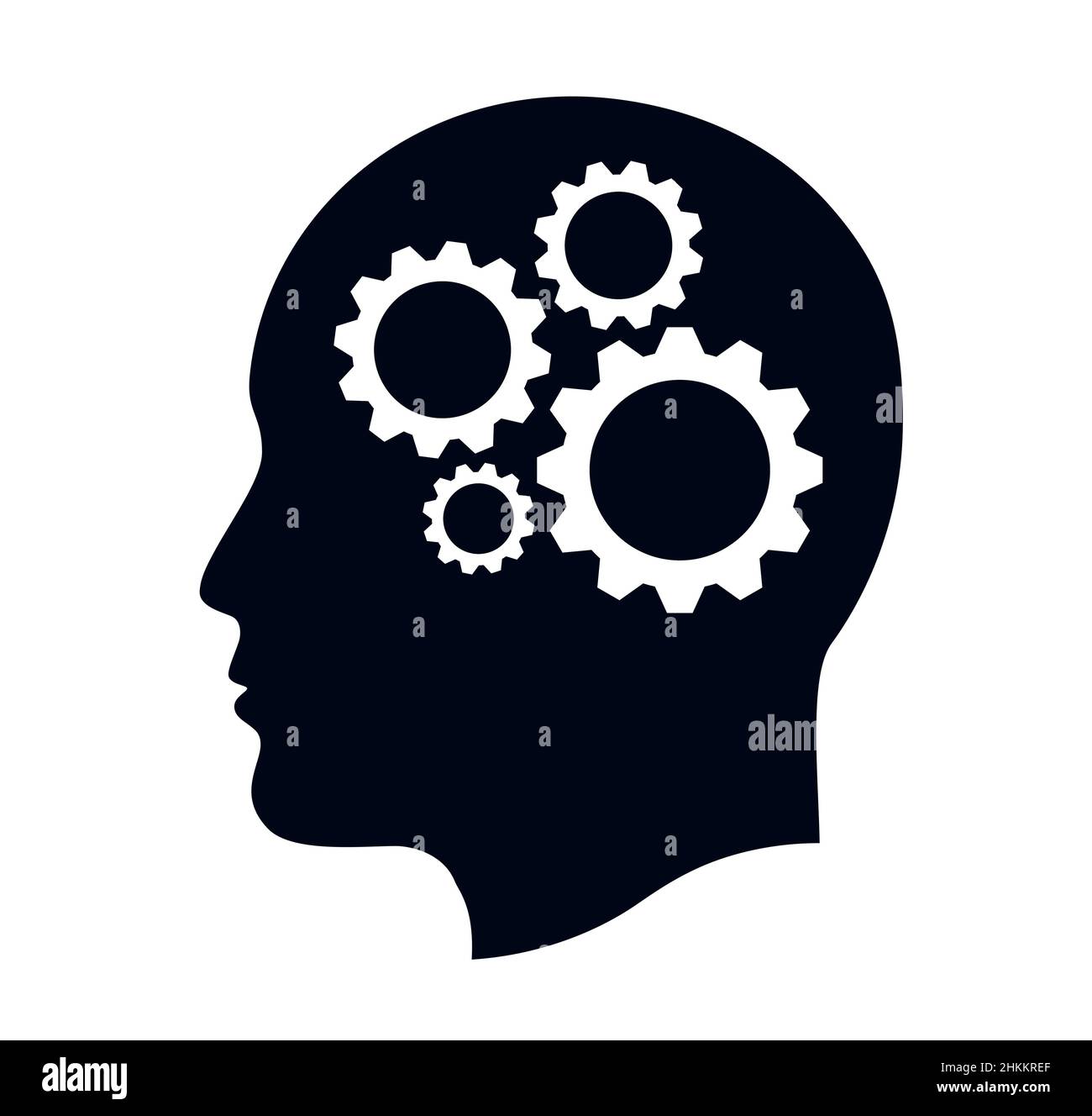 Human brain within head silhouette hi-res stock photography and images ... Human brain within head silhouette hi-res stock photography and images ...