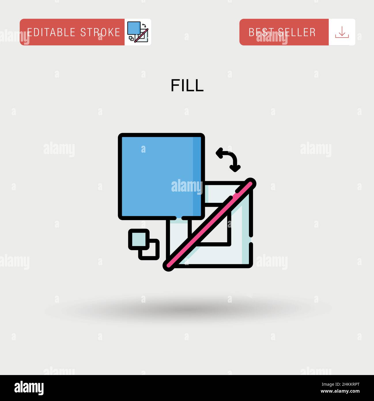 Fill Simple vector icon Stock Vector Image & Art - Alamy