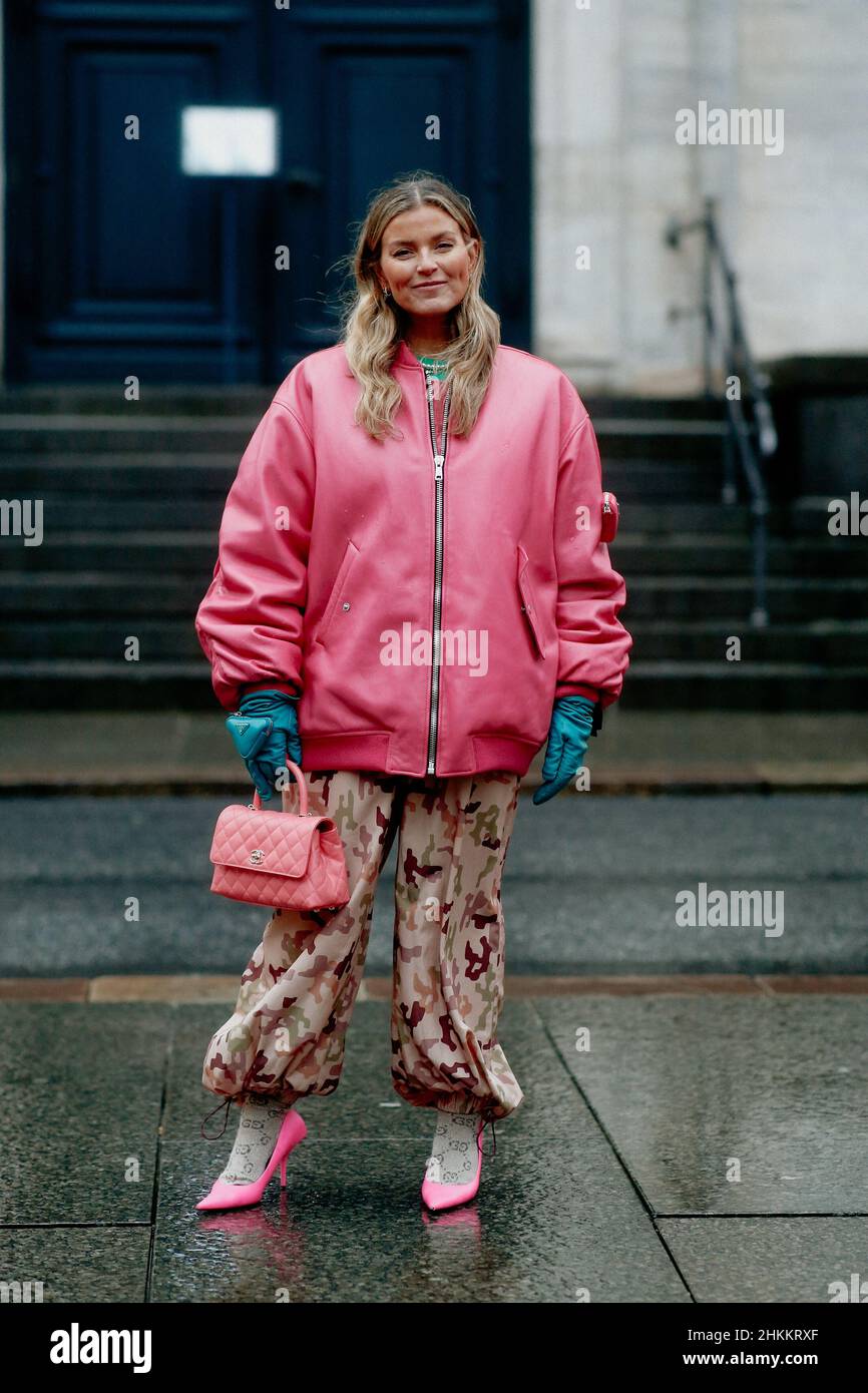 Street style, Janka Polliani arriving at Copenhagen Fashion week Fall ...