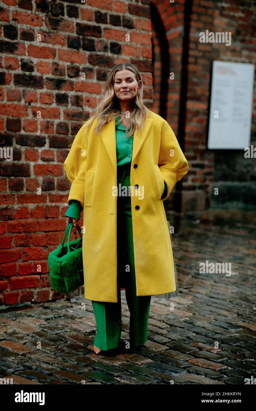 Street style, Janka Polliani arriving at Copenhagen Fashion week Fall ...