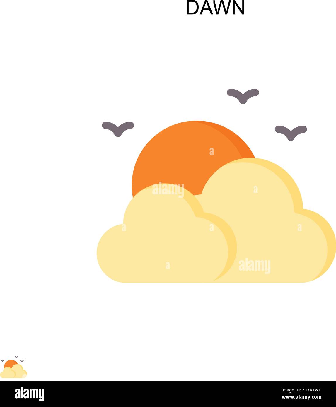 Morning dawns Stock Vector Images - Alamy