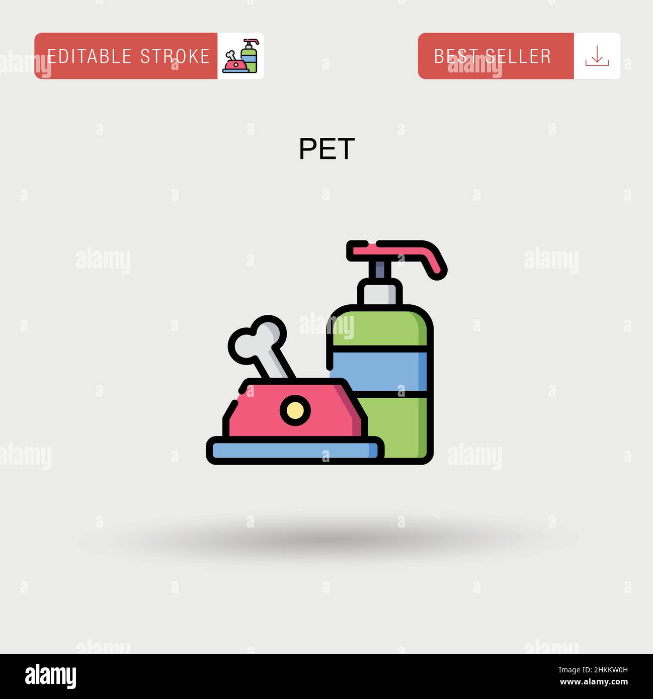 Family with pets studio Stock Vector Images - Alamy