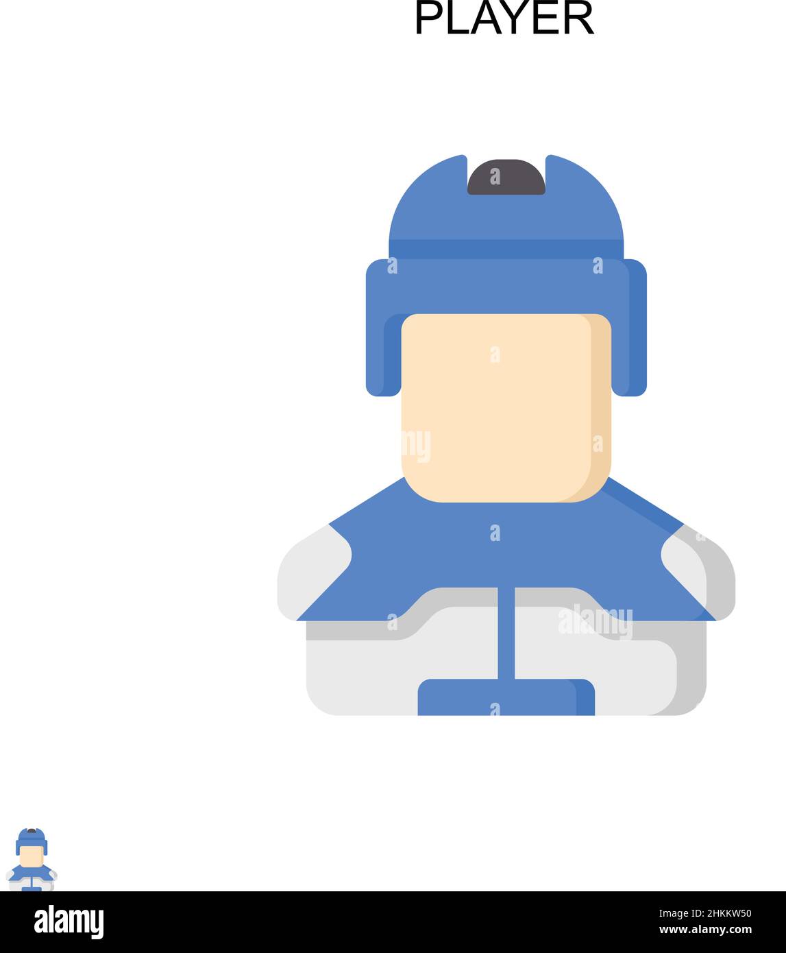 Player Simple Vector Icon Illustration Symbol Design Template For Web Mobile Ui Element Stock