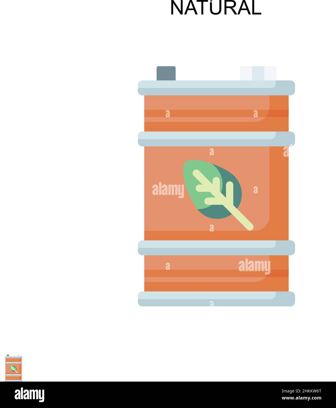 Natural Simple vector icon. Illustration symbol design template for web ...