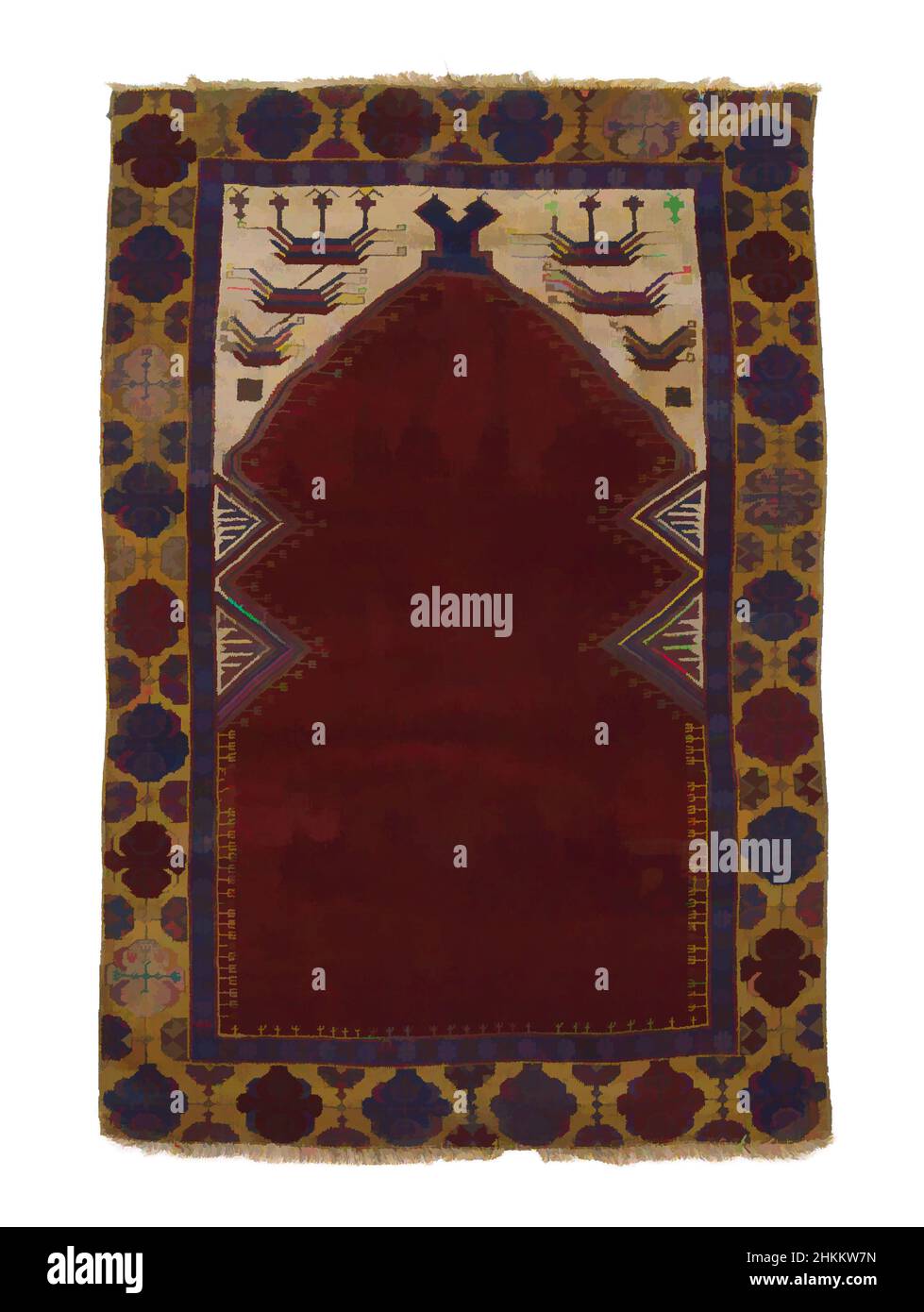 Art inspired by Prayer Rug (seccade), Turkish, Ottoman period, 1281 ...