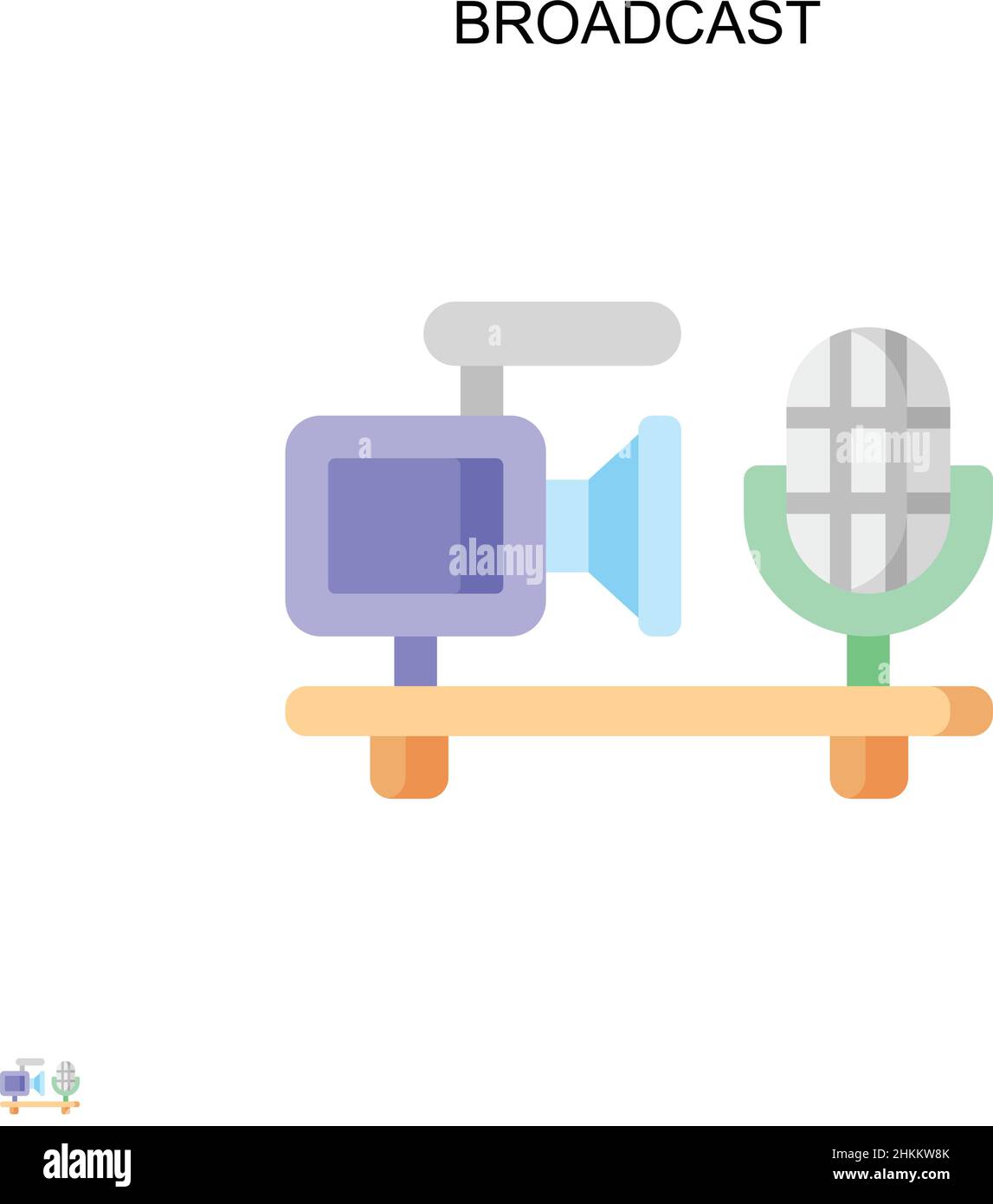 News tv Stock Vector Images - Alamy