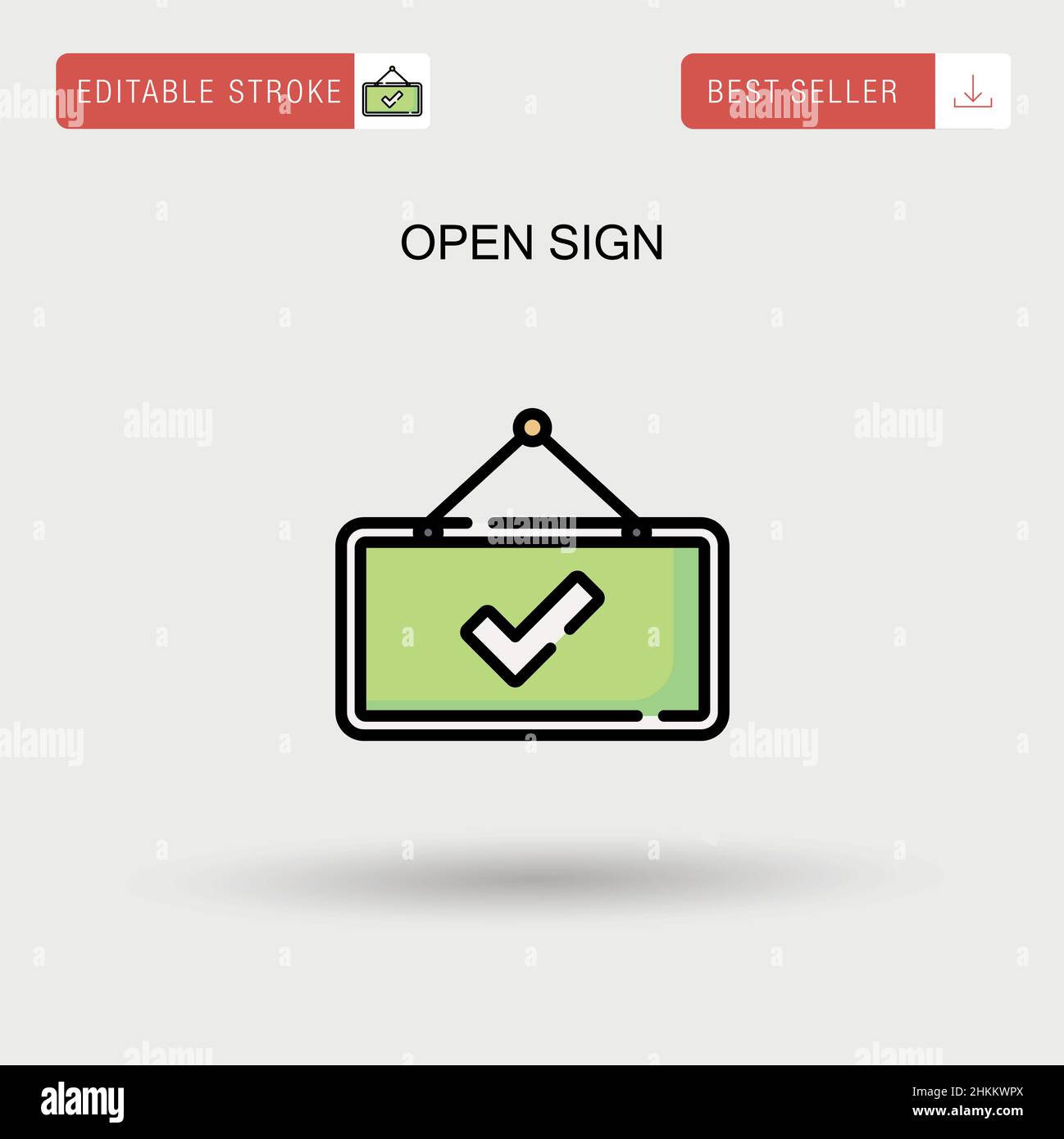 Glass store front sign Stock Vector Images - Alamy