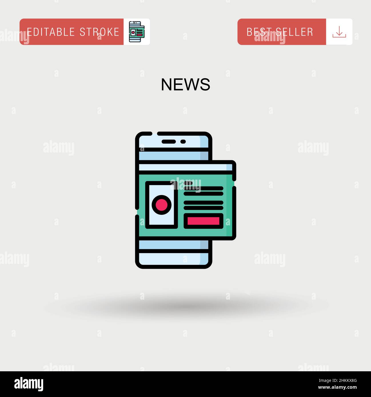 News digital Stock Vector Images - Alamy