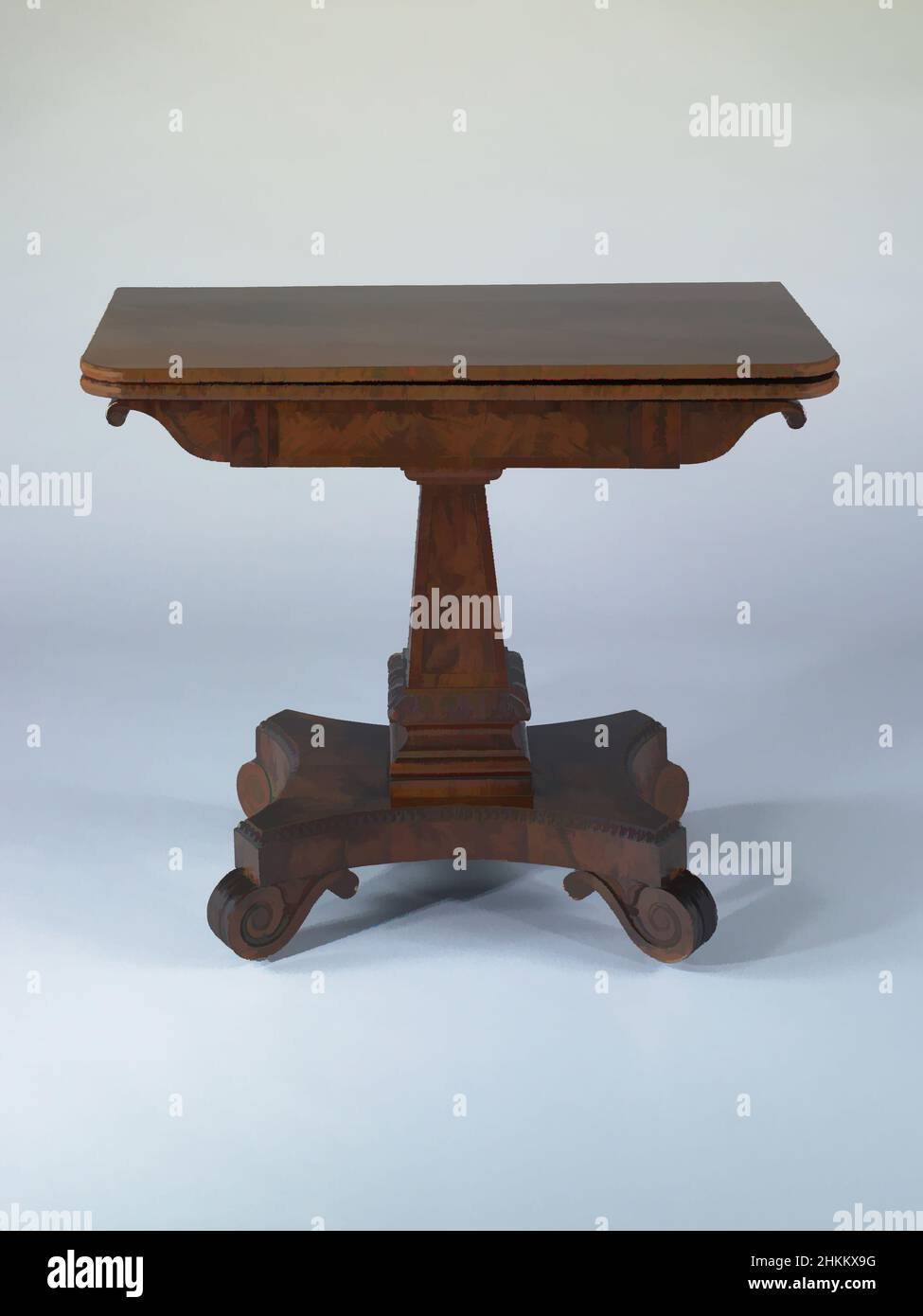 Art inspired by Card Table, Isaac Vose & Son, Boston, Massachusetts ...