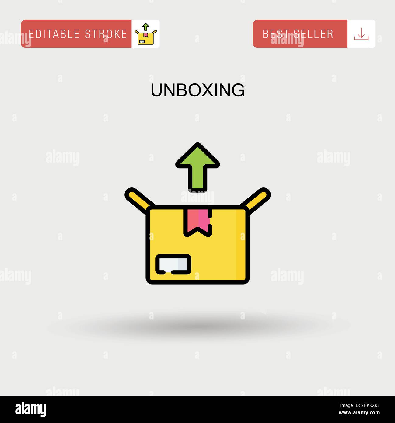 Unboxing package Stock Vector Images - Alamy