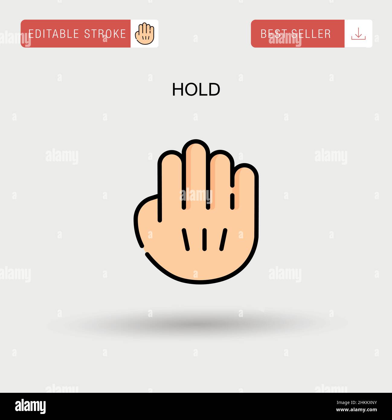 Hold Simple vector icon Stock Vector Image & Art - Alamy