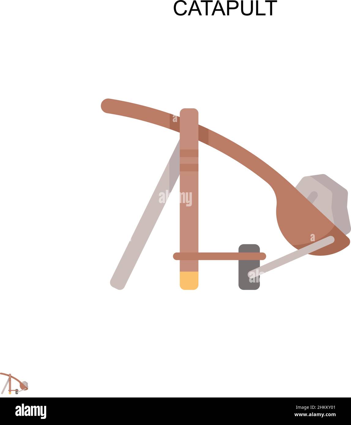 Medieval catapult illustration hi-res stock photography and images - Alamy