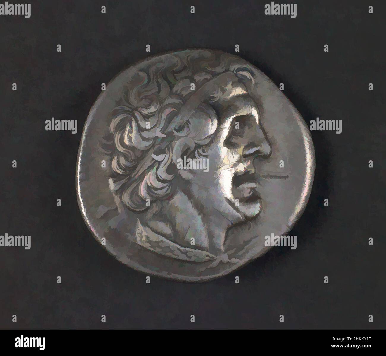 Art inspired by Tetradrachm with Head of Ptolemy I, with Ptolemy I ...