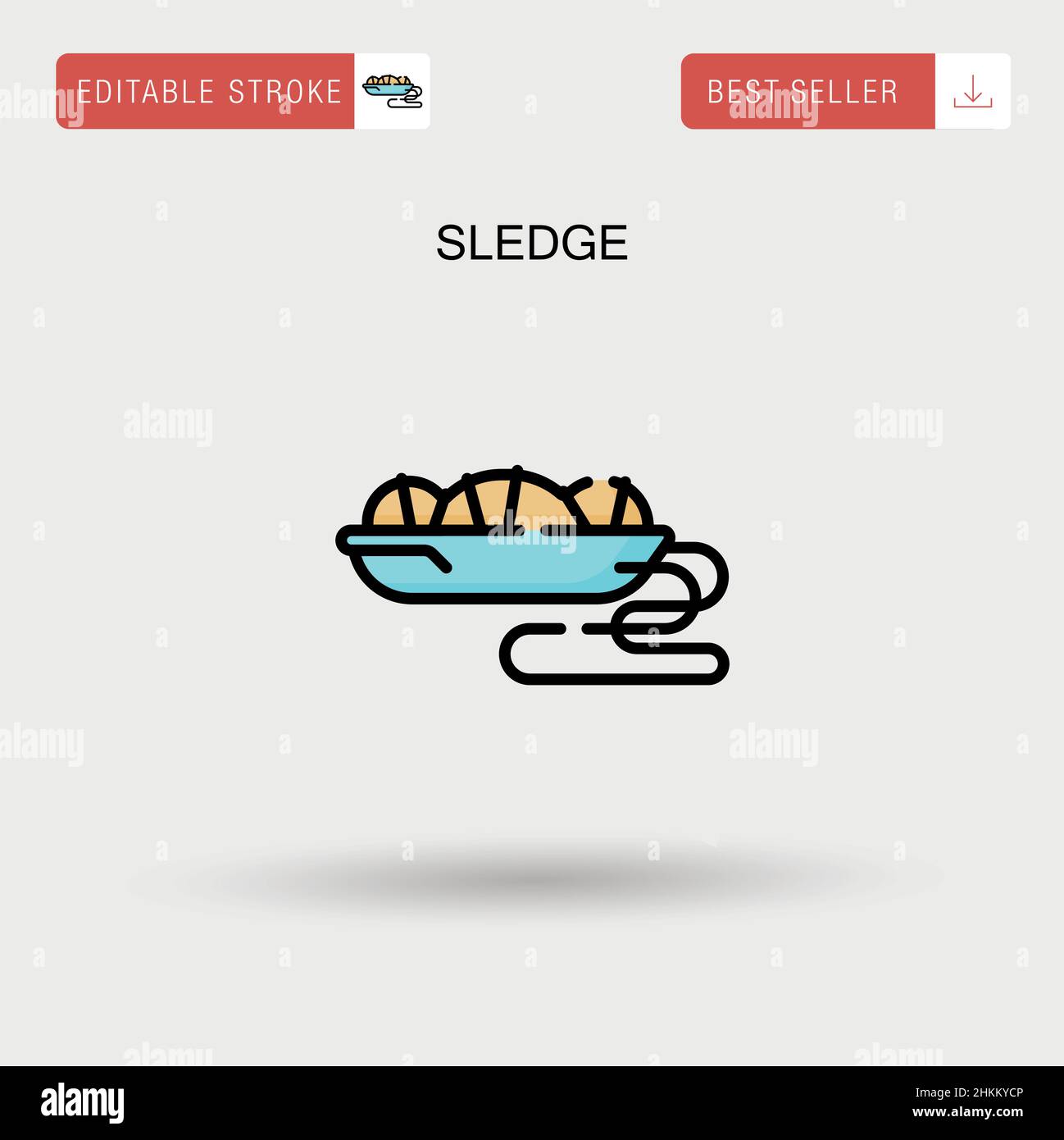 Sledgehammer white background Stock Vector Images - Alamy