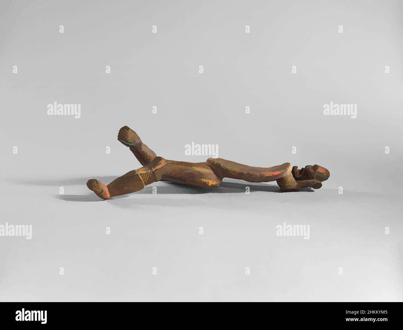 Art inspired by Ritual Seat (duho), Taino, c.1315-1416, Wood, Dominican ...