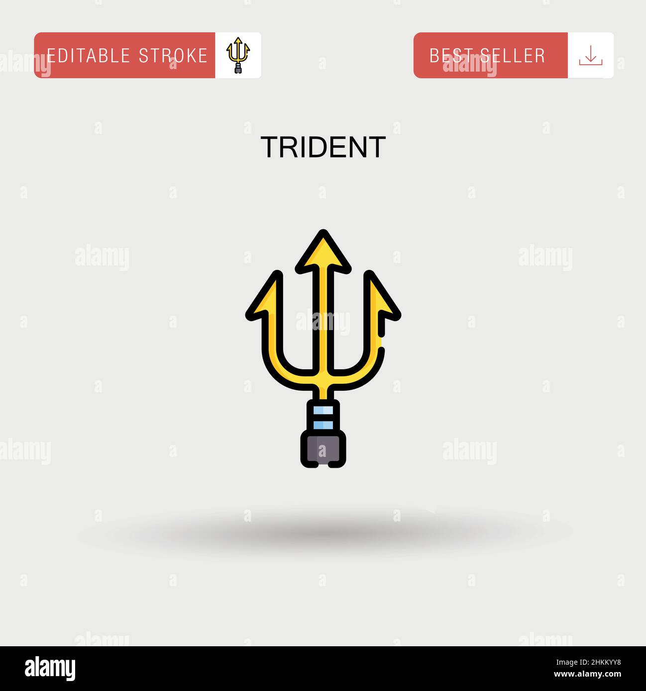 Trident symbol hi-res stock photography and images - Alamy