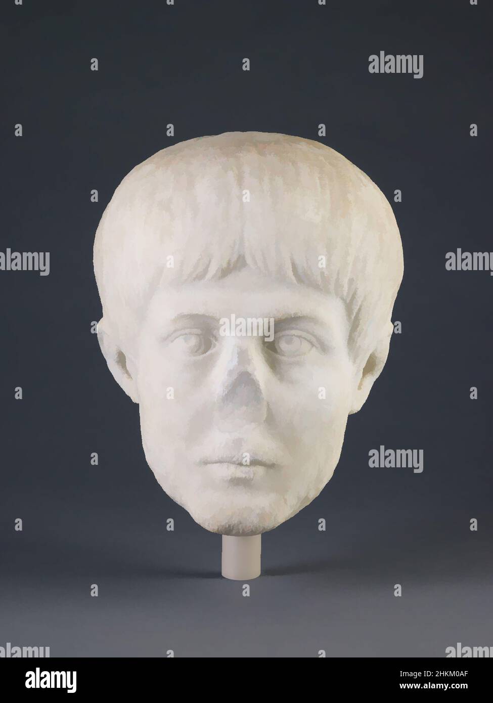 Art inspired by Head of a Man, Roman, Imperial period, 27 BC-AD 330 ...