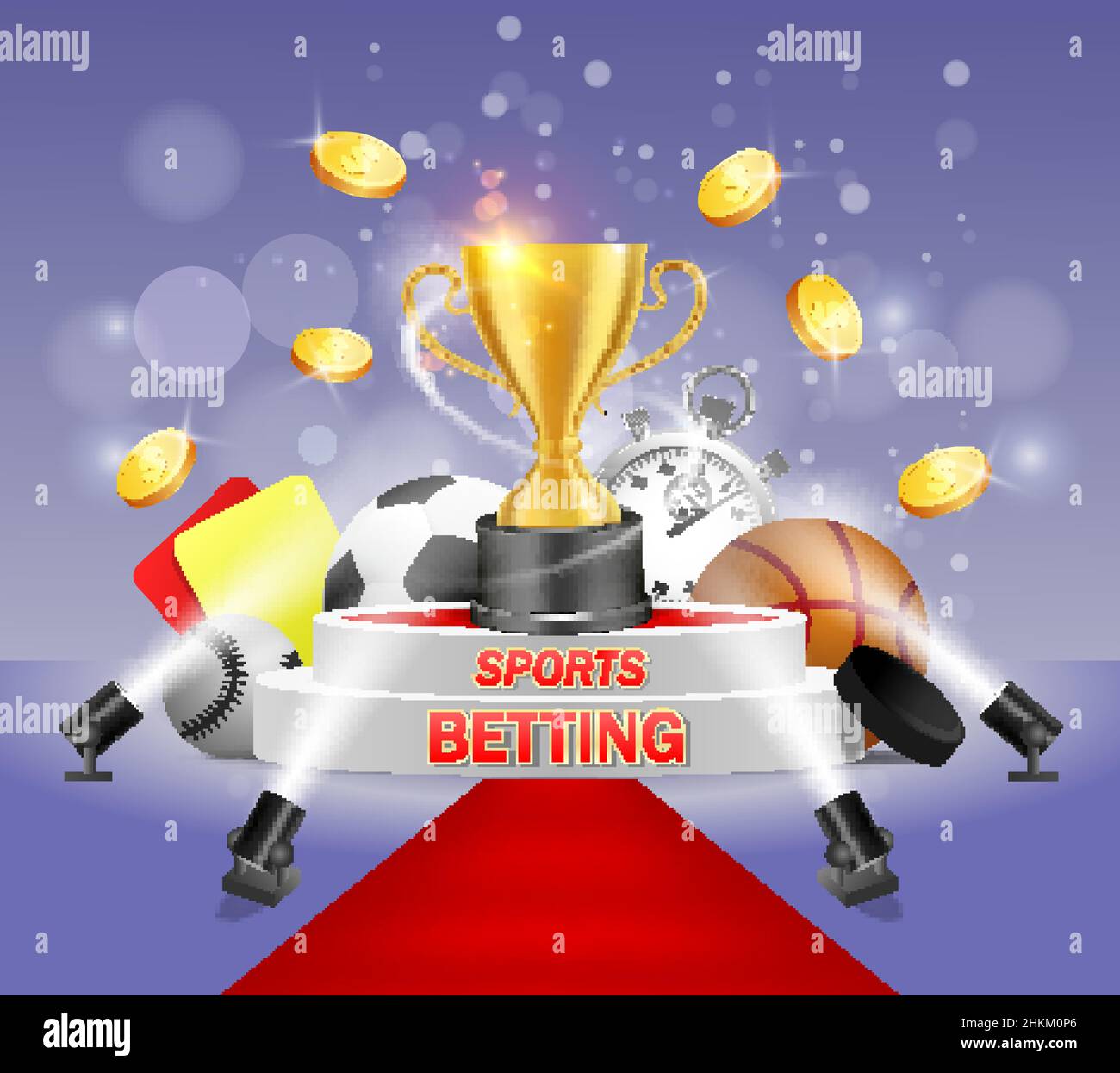 Sports betting vector poster banner design template Stock Vector Image ...