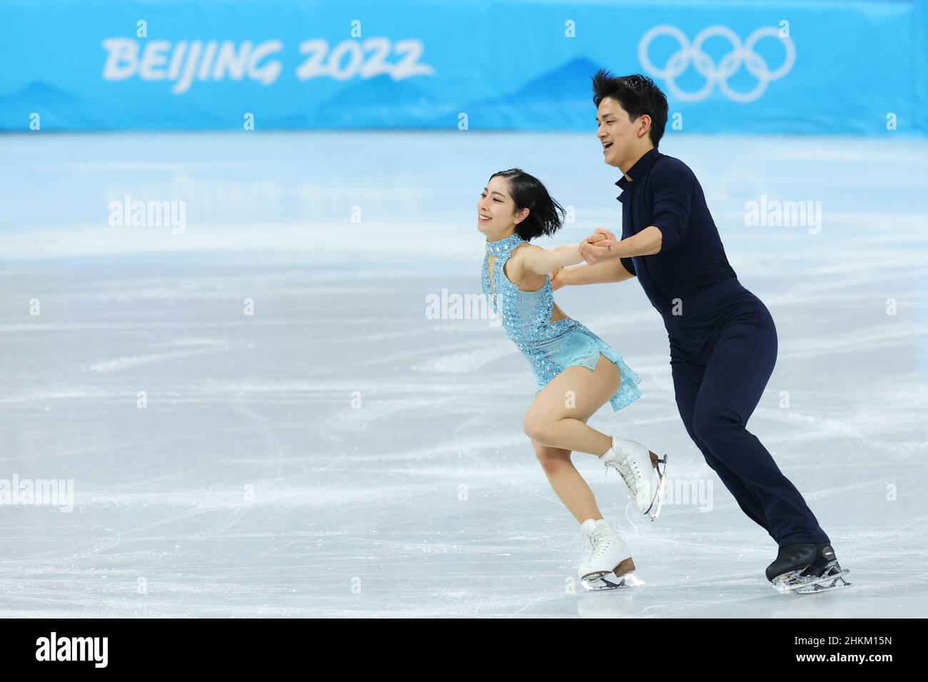Beijing, China. 4th Feb, 2022. Riku Miura & Ryuichi Kihara (JPN) Figure ...