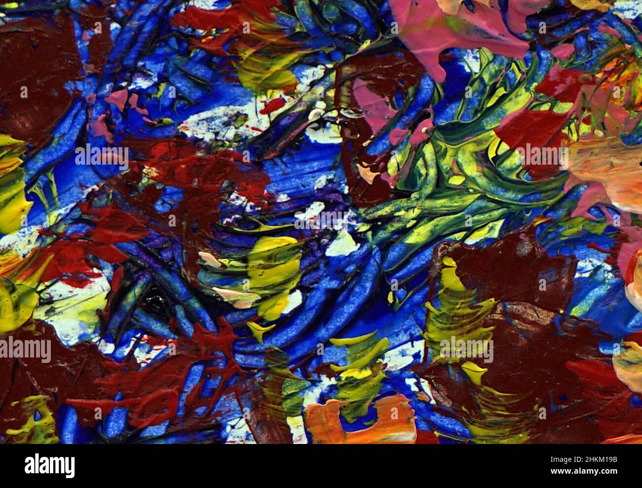 The collection of brush stroke blue and red colorful watercolor ...