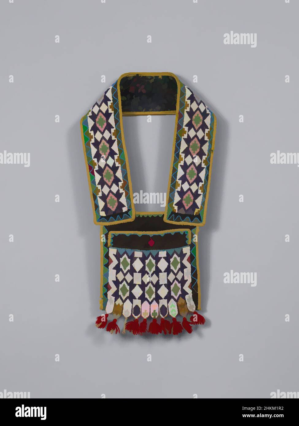 Art inspired by Bandolier Bag, Anishinaabe, or Menominee, c.1880, Glass ...