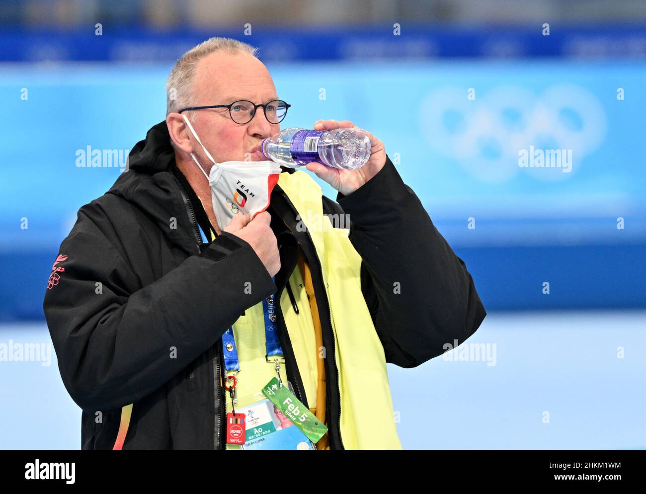 Beijing, China. 05th Feb, 2022. Olympics, speed skating in the National ...