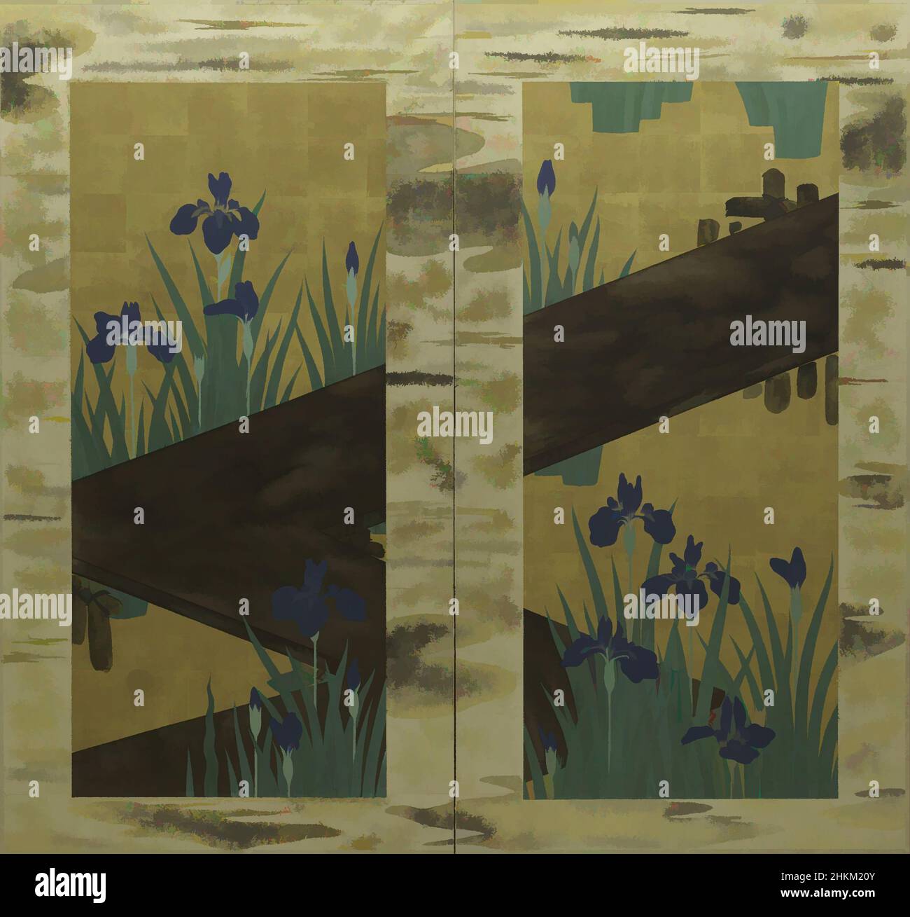 Japanese silk screen hi-res stock photography and images - Alamy