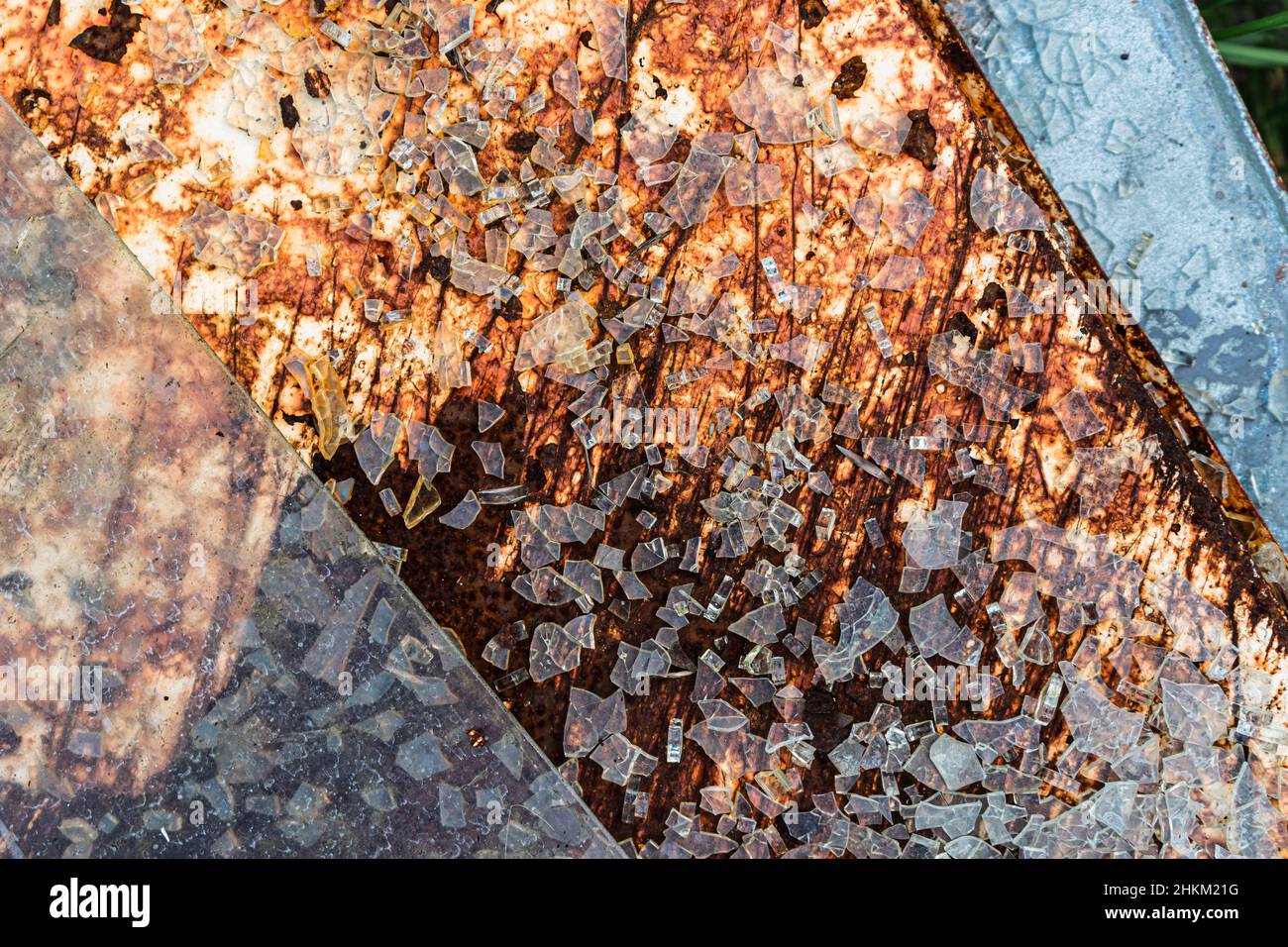 Rustic metal texture with glass particles Stock Photo - Alamy