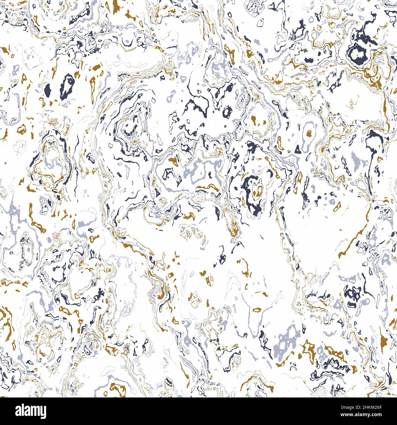 White tonal marbled seamless texture. Irregular pale ink blotch paint ...