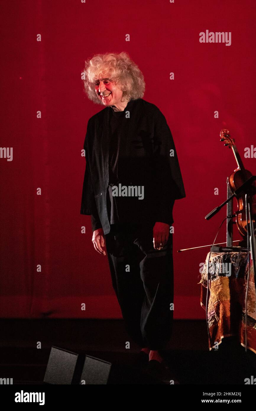Varese Italy. 04 February 2022. The italian singer/songwriter and multi ...