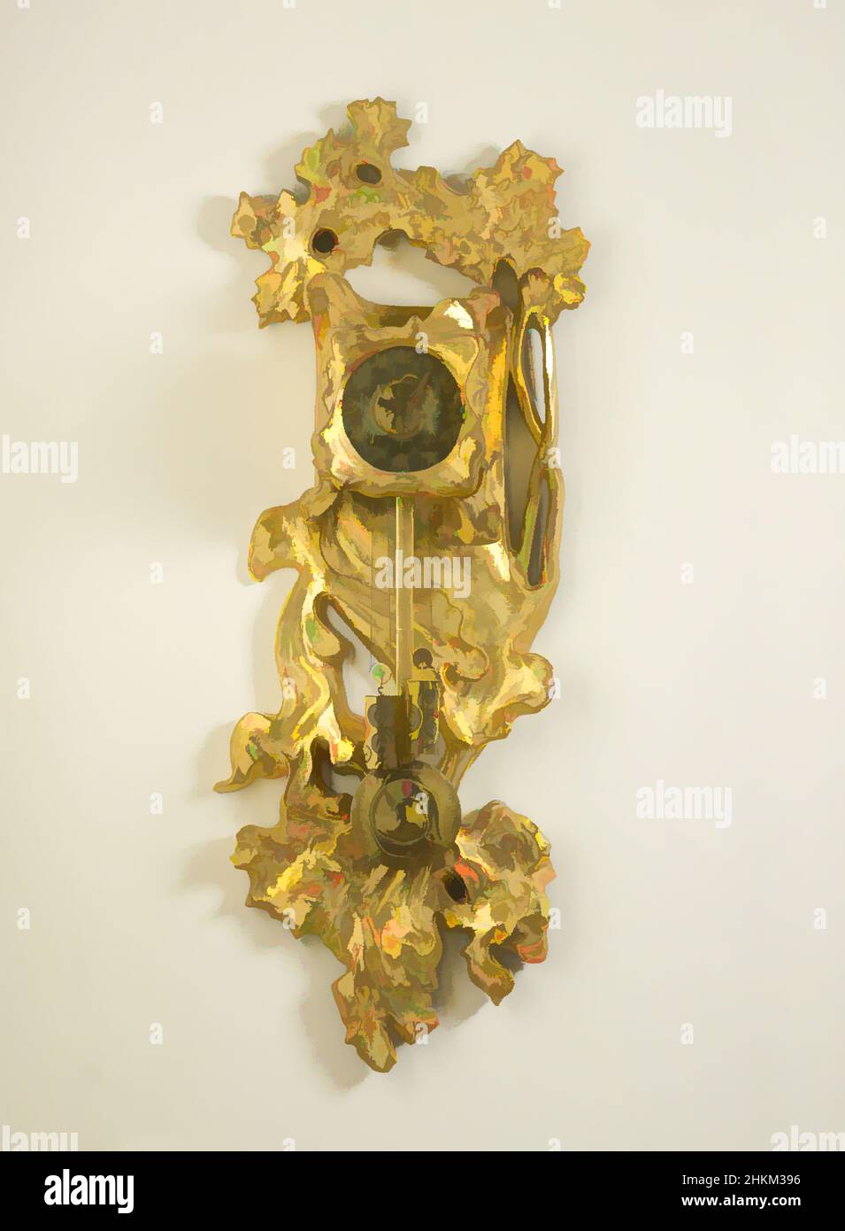 Art inspired by Wall Clock, from the Casa Milà, Barcelona, Spain ...