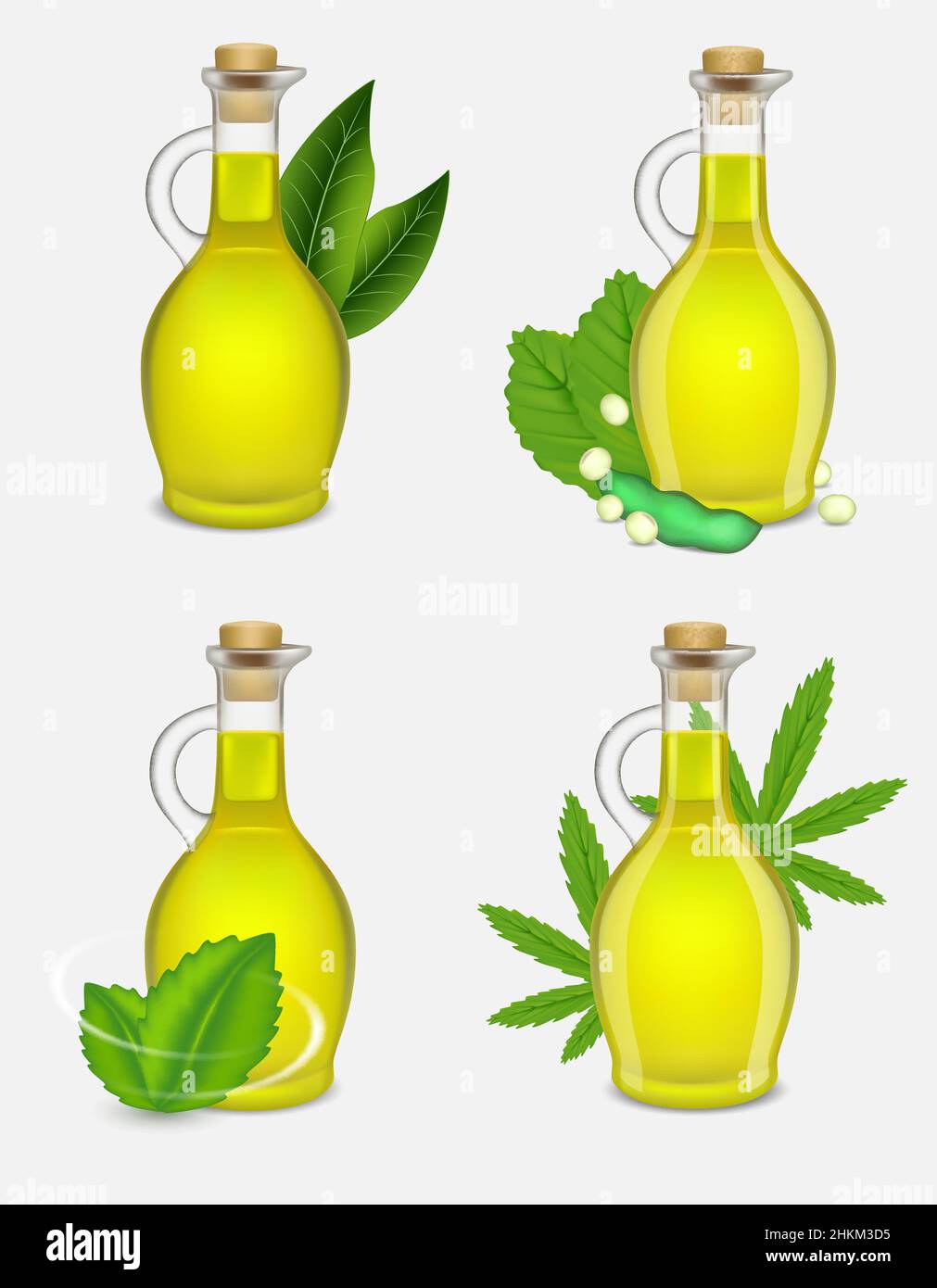 Bottle natural serum plant Stock Vector Images - Alamy