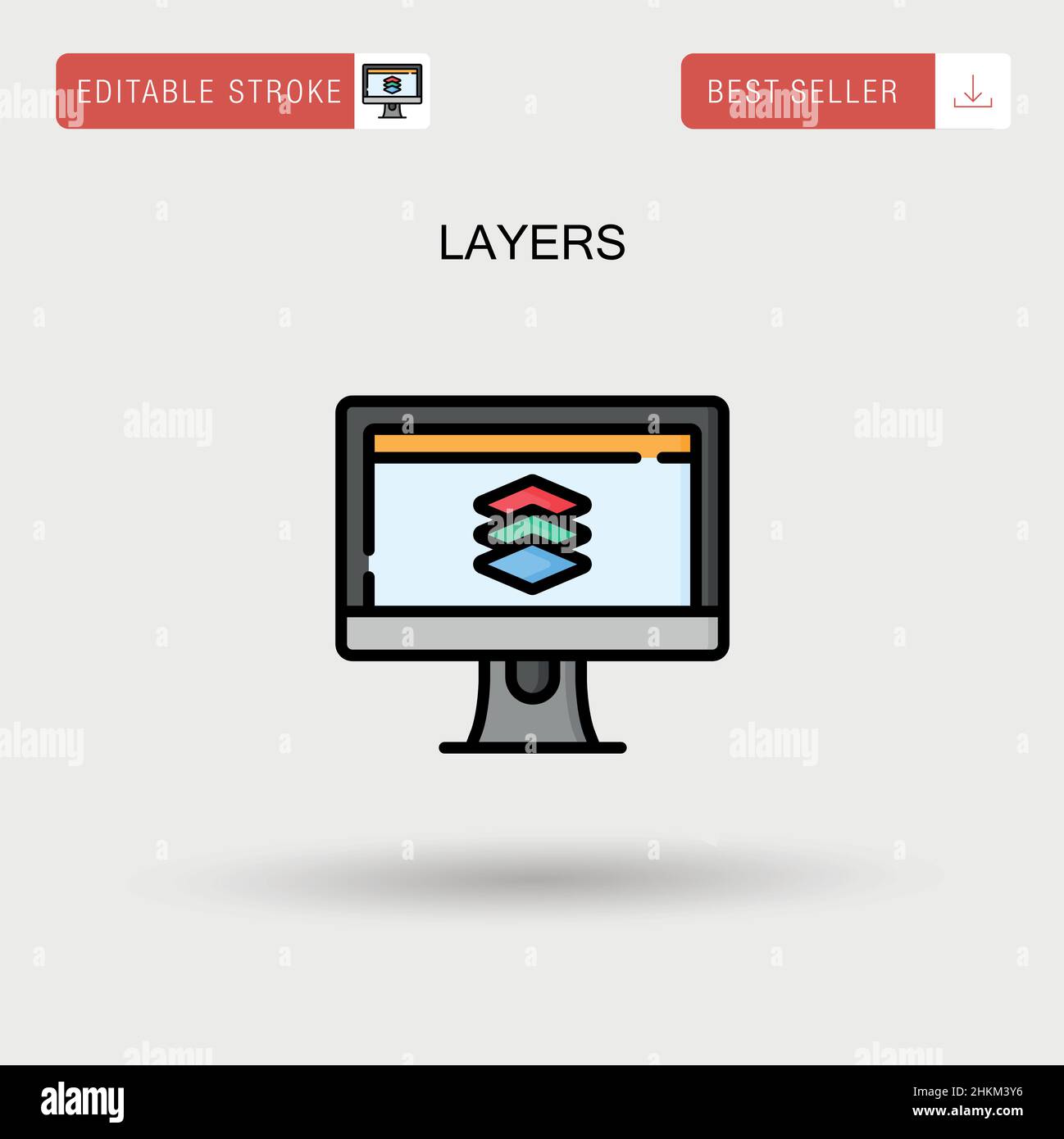 Layers icon hi-res stock photography and images - Alamy