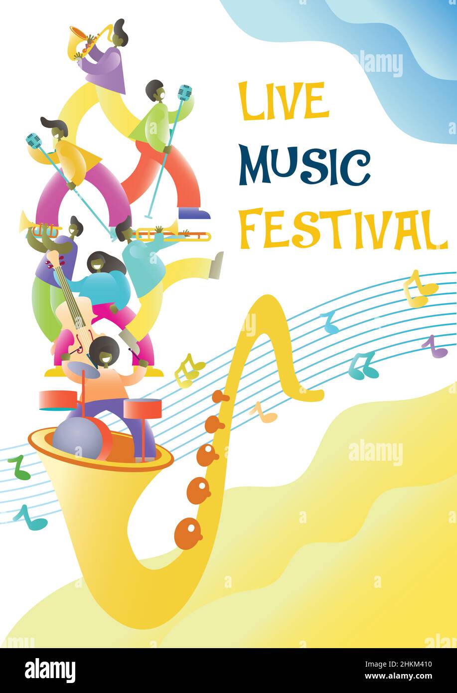 Music Poster Design Vector Music Festival Poster Design Template