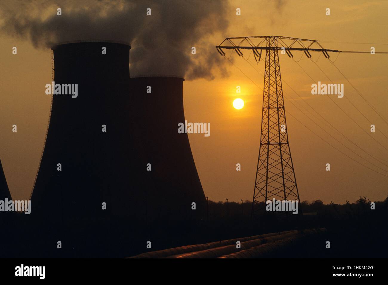 Allemagne de l'est pollution aBitterfeld Mai 1990 Stock Photo - Alamy