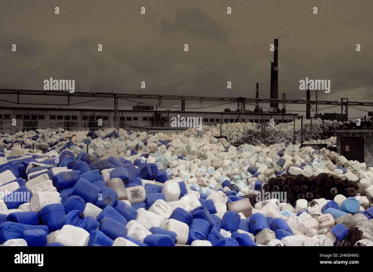 Allemagne de l'est pollution bitterfeld Mai 1990 Stock Photo - Alamy