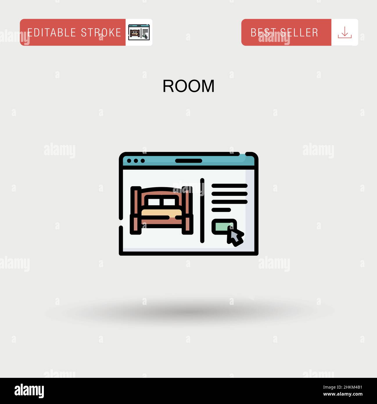 Interior light room blank Stock Vector Images - Alamy