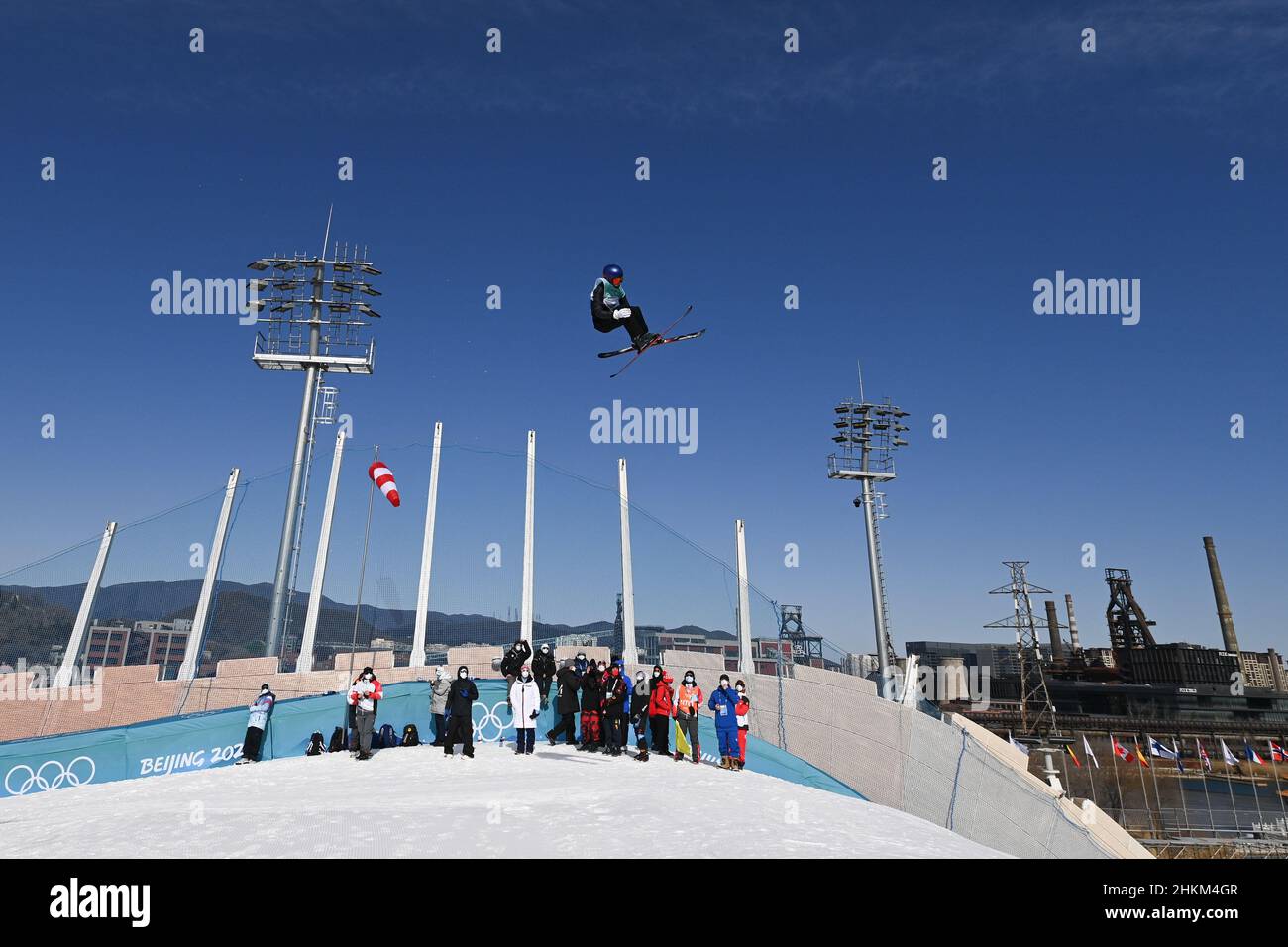 Beijing, China. 5th Feb, 2022. Gu Ailing of China takes part in Freeski ...